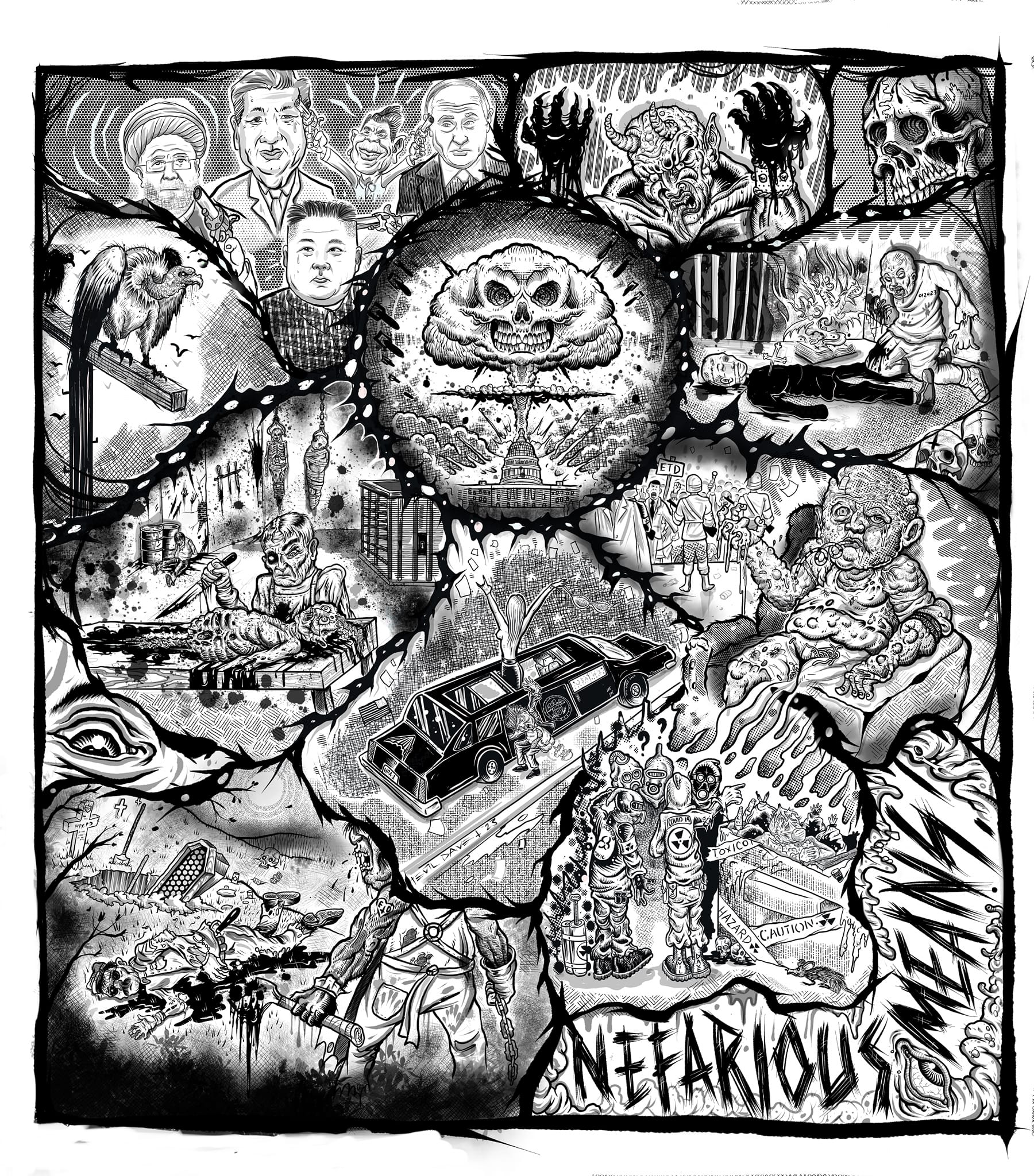 E.T.D. "Nefarious Means" CD - Vomit Records (2023) – Mutant Sounds Records