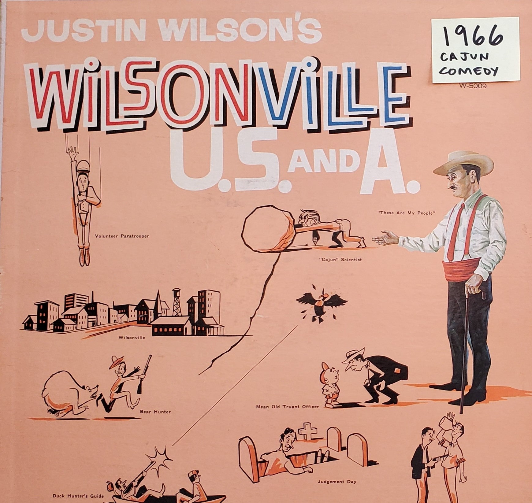 Justin Wilson "Justin Wilson's Wilsonville U.S. And A" LP (USED) - Tow ...