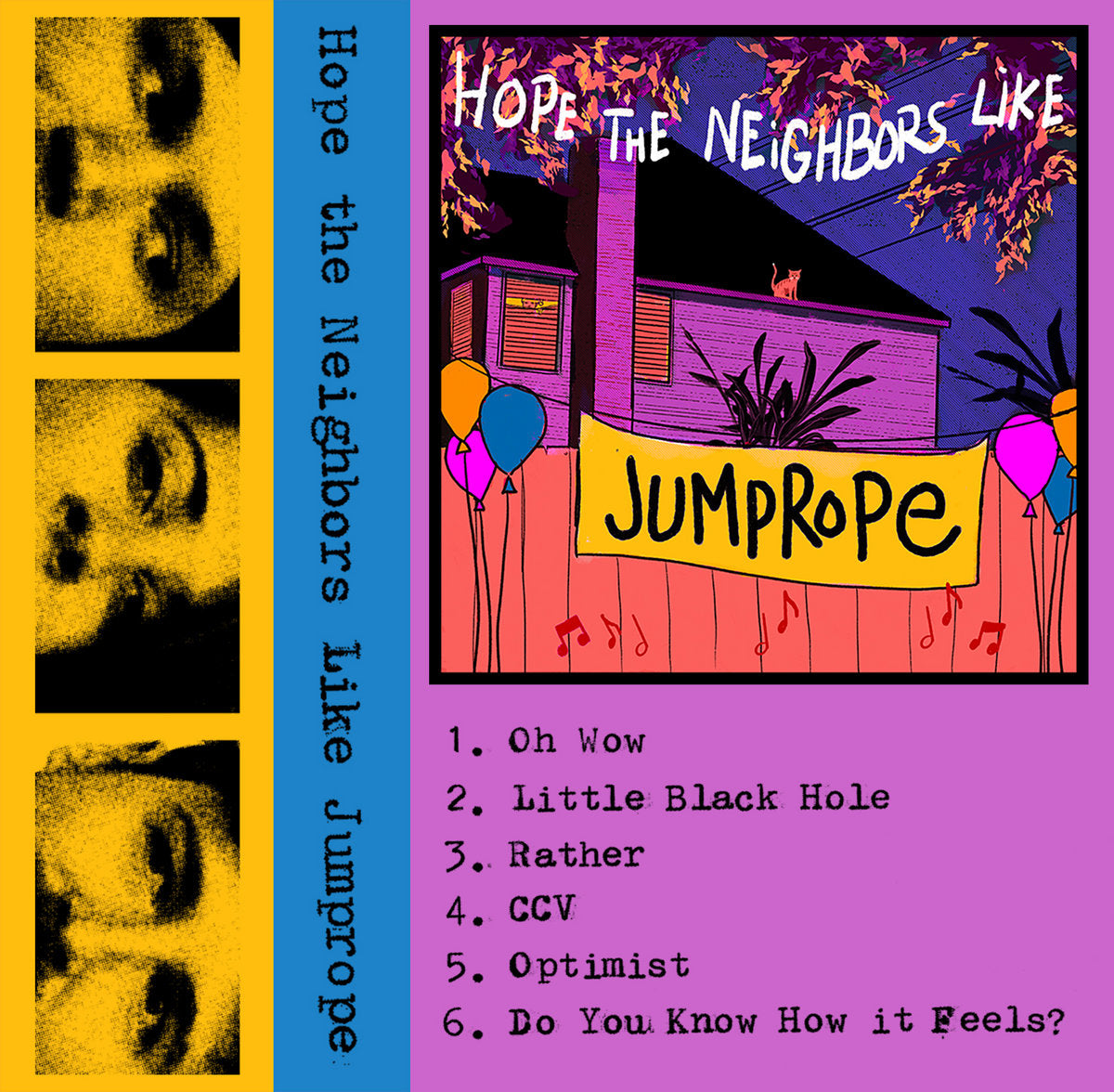 Jumprope "Hope the Neighbors" CASSETTE - Self-Released (2023) – Mutant ...
